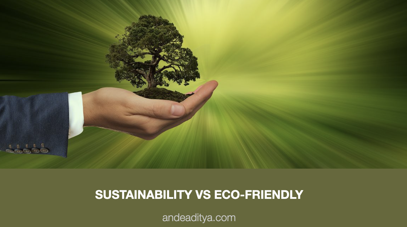 The Differences Between Sustainability And Eco friendly Ande Aditya